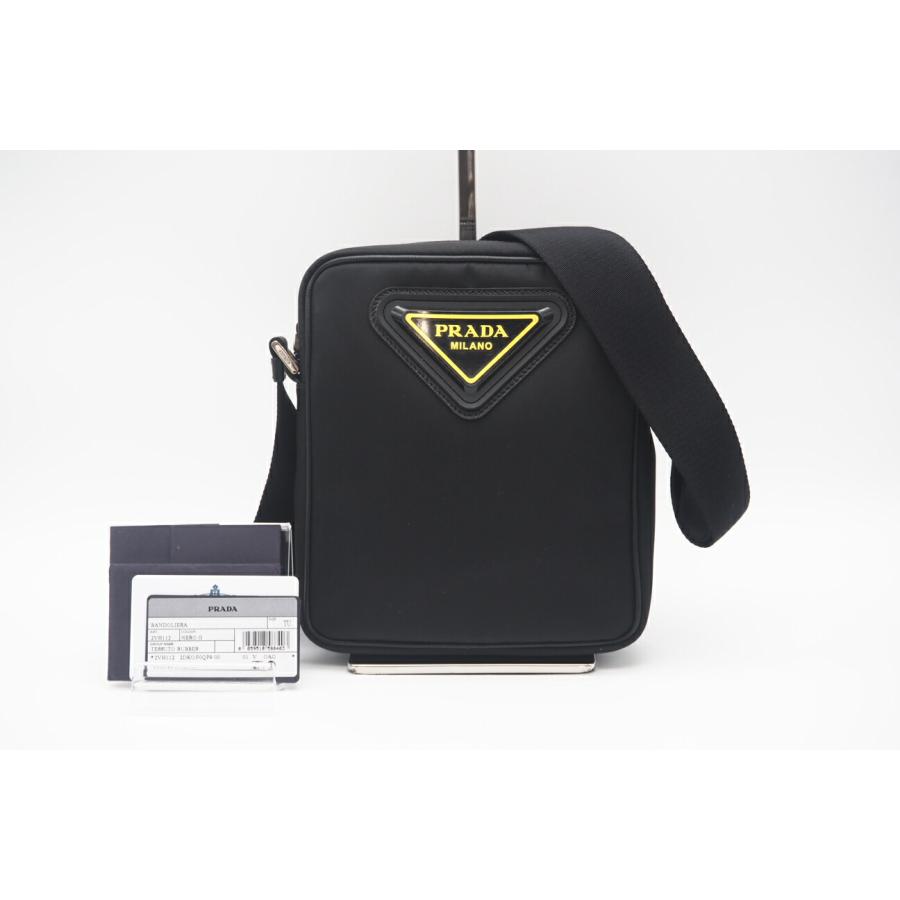 ☆安心の3大保証☆ ABランク ≪PRADA プラダ/ショルダーバッグ≫ 2VH112 ナイロン トライアングルロゴ メッセンジャーバッグ ...