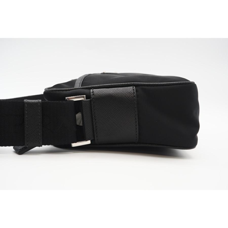 PRADA ★3日以内返品可★ プラダ 2VH048 Re-Nylon xサフィアーノ トライアングルロゴ ネロ ブラック ショルダーバッグ : リユースショップ BICLOCK - 通販 ...