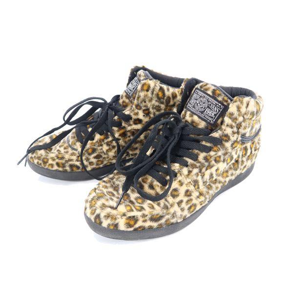 バンズ レオパード ハイカットシューズ 23.5 ブラウン系 VANS レディース 古着 220821 :bobr-shu-035-shu ...