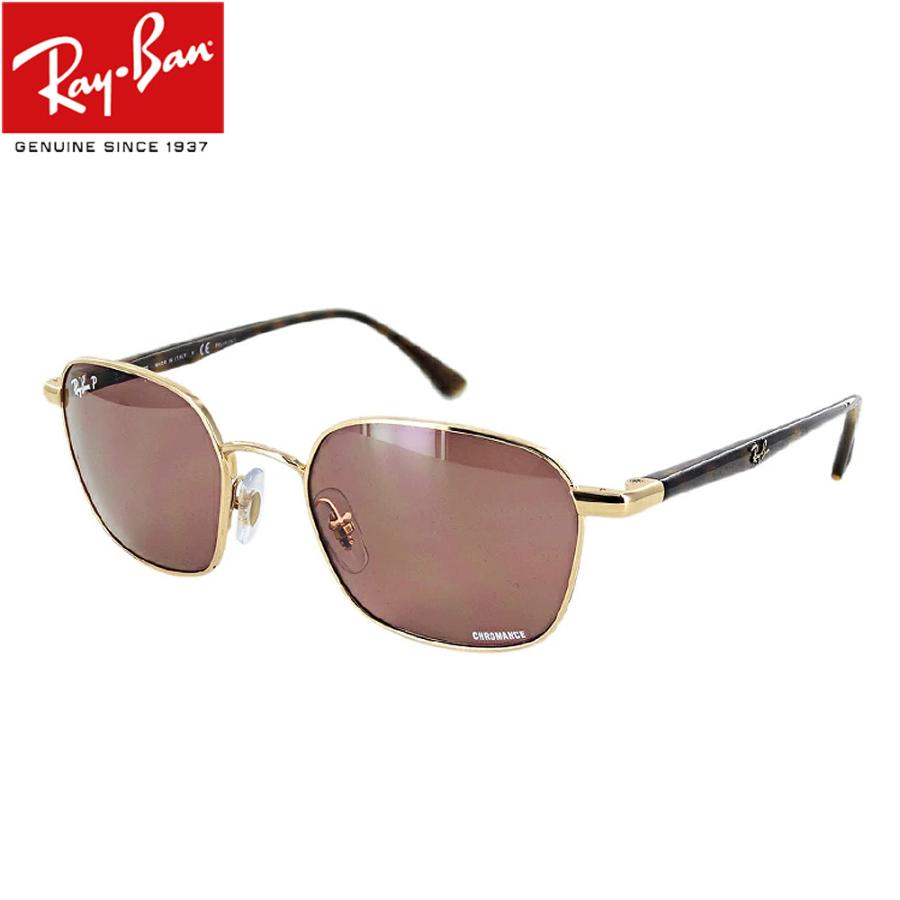 Ray-Ban レイバン 偏光 サングラス RB3664CH 001/BC 50 メンズ レディース UVカット クロマンスレンズ シャイニー ...