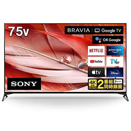 ソニー 75V型 4K 液晶 テレビ ブラビア XRJ-75X90J BRAVIA XR 倍速 Google TV ソニー・ピクチャーズの映画 ...
