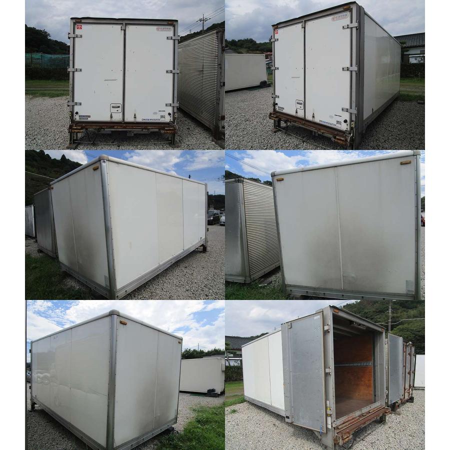 中古 4.7m トラックコンテナ 3坪 6帖 9.9平米 中古ユニットハウス 中古プレハブ 事務所 倉庫 物置 店舗 仮設 車屋 バイク ...