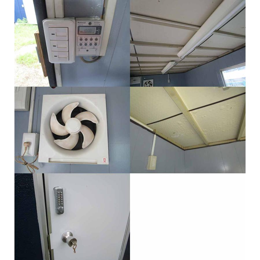 中古ユニットハウス 中古プレハブ 中古コンテナ 4.5m 3.1坪 6.2帖 10.3平米 バイクガレージ 事務所 倉庫 物置 店舗 仮設 ...