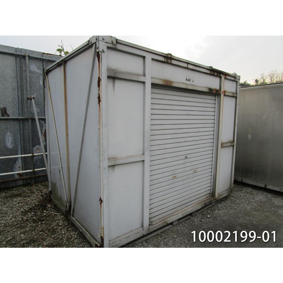 中古コンテナ 2.9m シャッター付 1.8坪 3.5帖 5.9平米 中古ユニットハウス 中古プレハブ 事務所 倉庫 物置 車屋 バイクガレージ 10002199-01 : ビッグ10 ヤフー ...