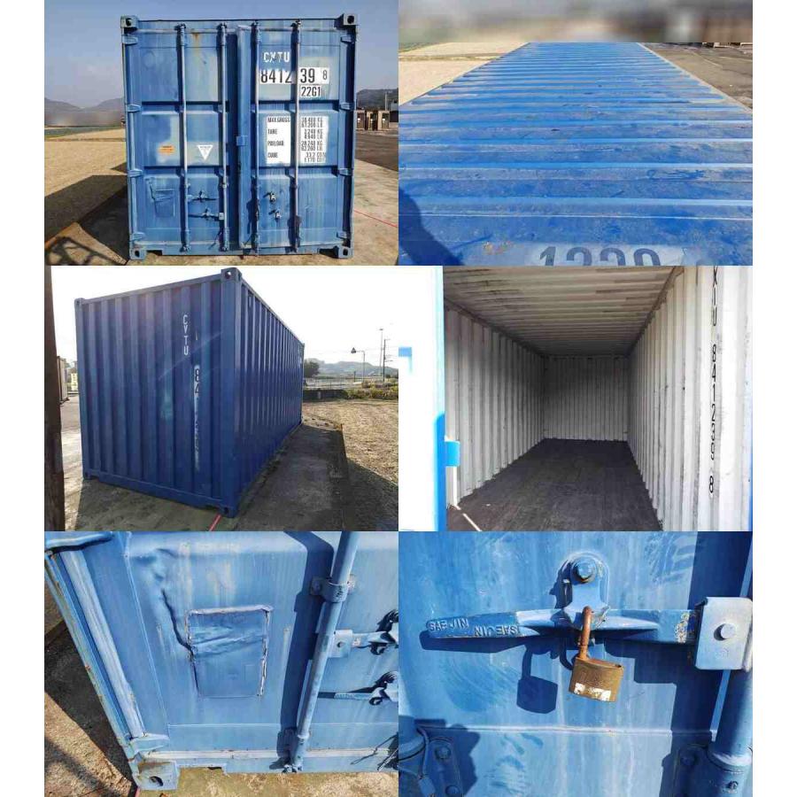 20ftコンテナ 中古 4.5坪 8.9帖 14.7平米 倉庫 物置 コンテナハウス グランピング バイクガレージ 事務所 店舗 仮設 車屋 10003463-04 : ビッグ10 ヤフー ...