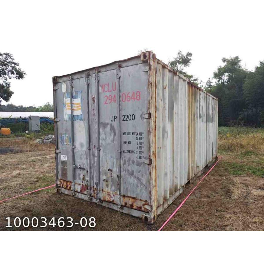 中古20ftコンテナ 4.5坪 8.9帖 14.7平米 倉庫 物置 コンテナハウス グランピング バイクガレージ 事務所 店舗 仮設 車屋 10003463-08 : 10003463-08 ...
