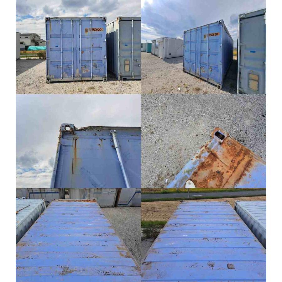 中古コンテナ 20ft 4.4坪 8.9畳 14.7平米 倉庫 物置 コンテナハウス グランピング 事務所 店舗 仮設 車屋 バイクガレージ 10003463-13 : ビッグ10 ヤフー ...