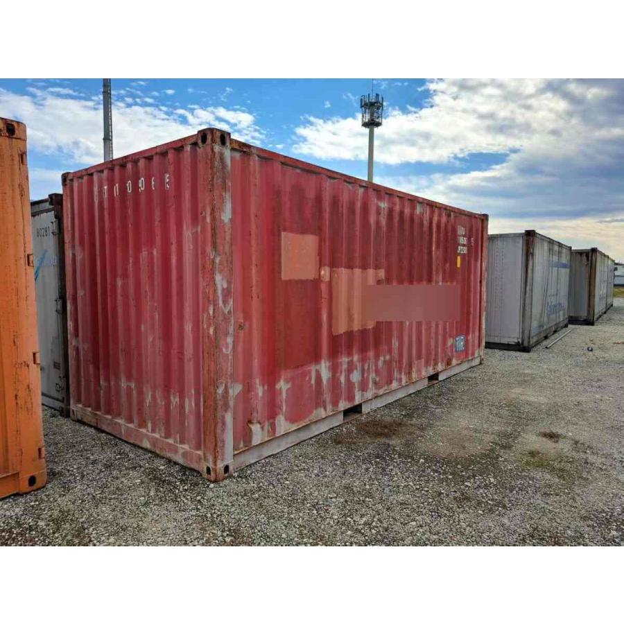 中古コンテナ 20ft 4.4坪 8.9帖 14.7平米 コンテナハウス グランピング 倉庫 物置 店舗 仮設 車屋 バイクガレージ 10003463-15 : ビッグ10 ヤフーショップ ...