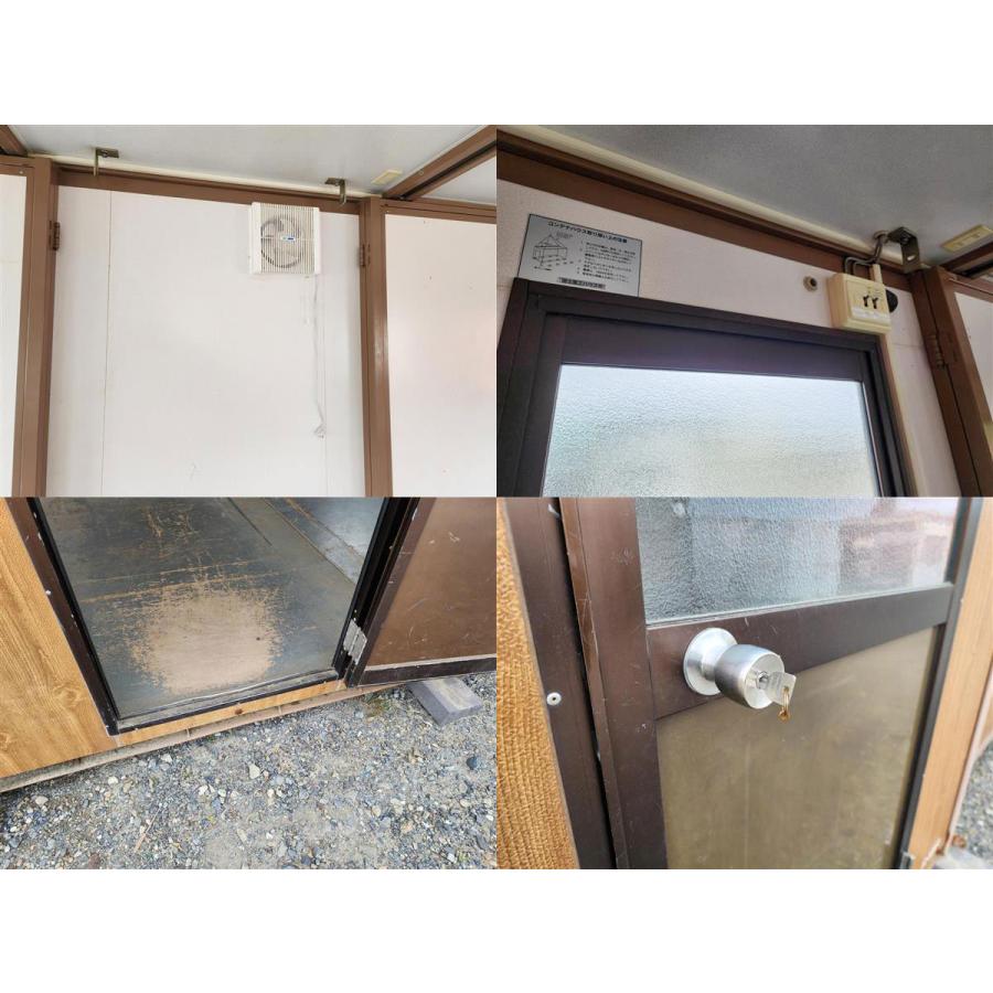 5.8m 8.1坪 組立式ハウス 中古 16.2畳 26平米 休憩所 簡易ハウス プレハブ小屋 屋外 used prefab container homes 事務所 倉庫 物置 店舗 ...