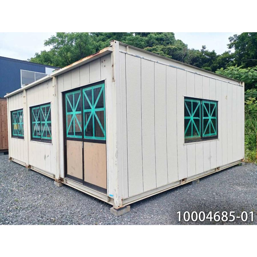 5.6m 11.8坪 3連棟 ユニットハウス 中古 23.7畳 39.1平米 中古プレハブ スーパーハウス 事務所 倉庫 物置 店舗 仮設 ...