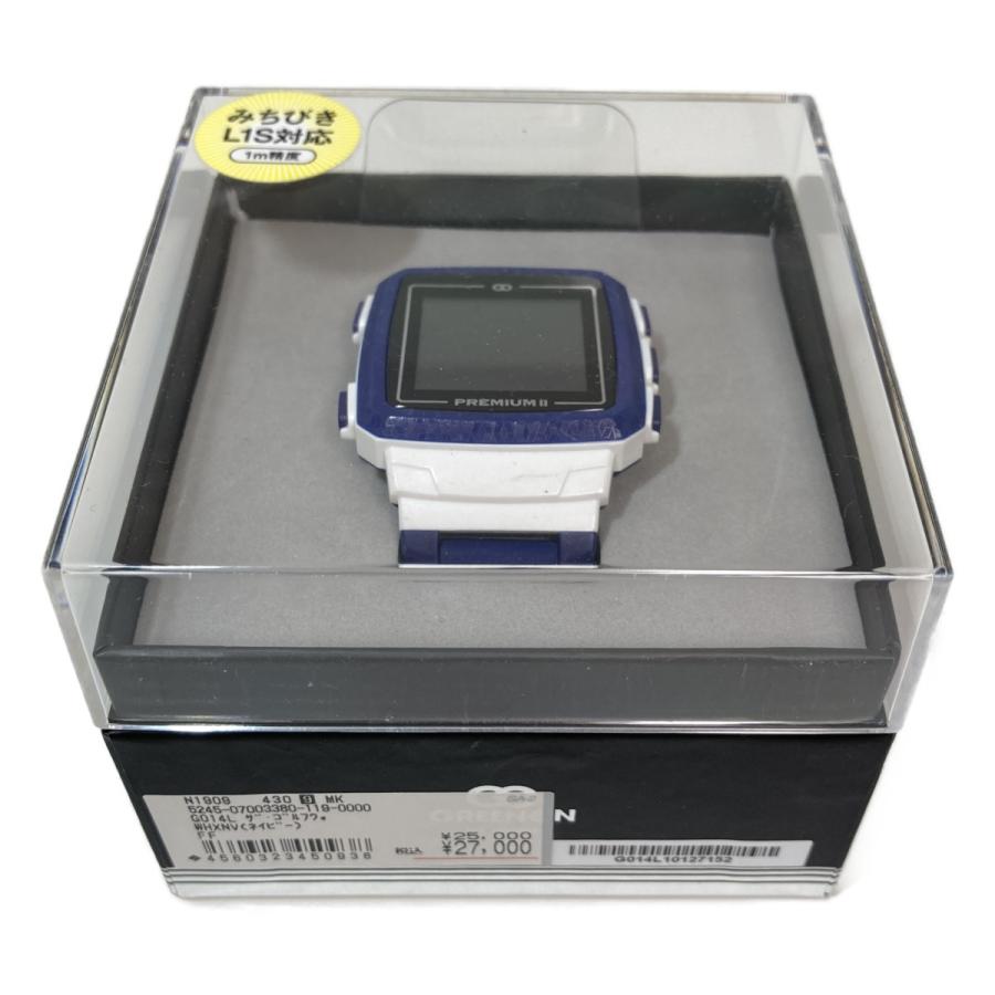 GREEN ON グリーンオン ザ ゴルフウォッチ プレミアム2 ネイビー みちびきL1S対応 やや傷や汚れあり : リサイクルビッグバンヤフー店 - 通販 - Yahoo!ショッピング