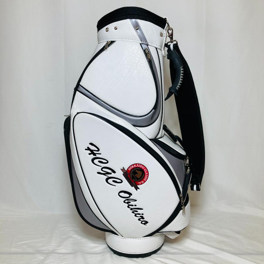 北海道クラシックゴルフクラブ HCGC OBIHIRO キャディバッグ 9型 4.0kg 6分割 ホワイト 傷や汚れあり : リサイクルビッグ ...
