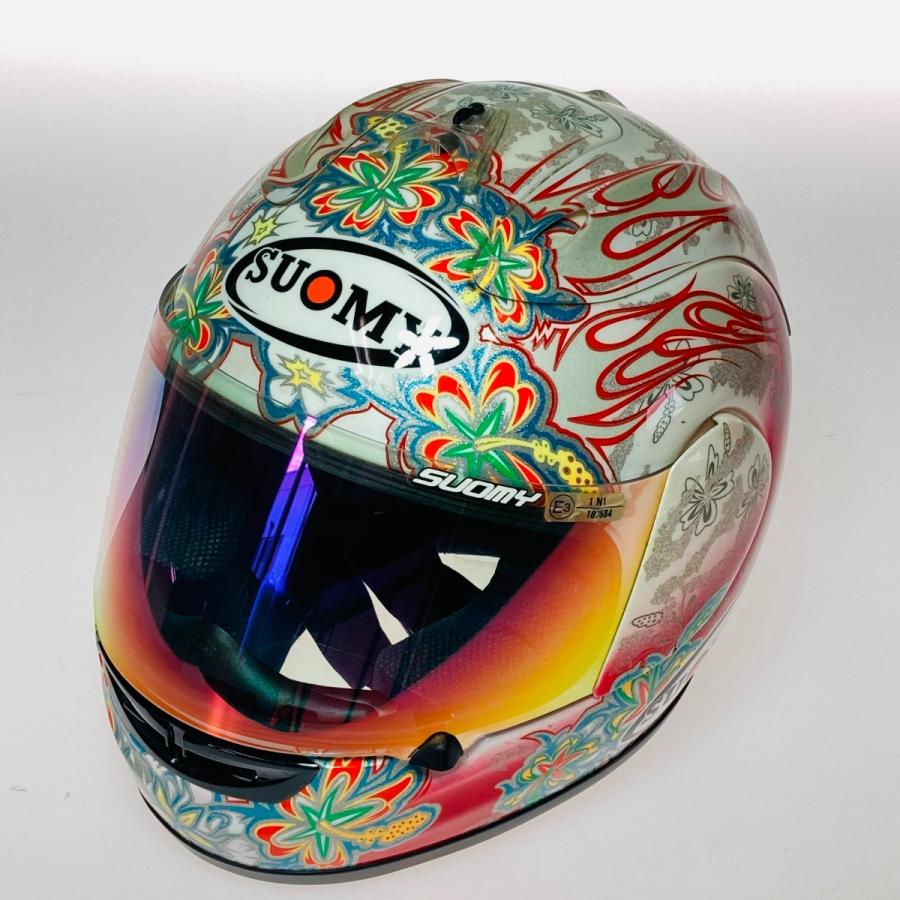 SUOMY スオーミー FLOWER フラワー フルフェイスヘルメット サイズL 使用感有 傷や汚れあり : リサイクルビッグバンヤフー店 ...