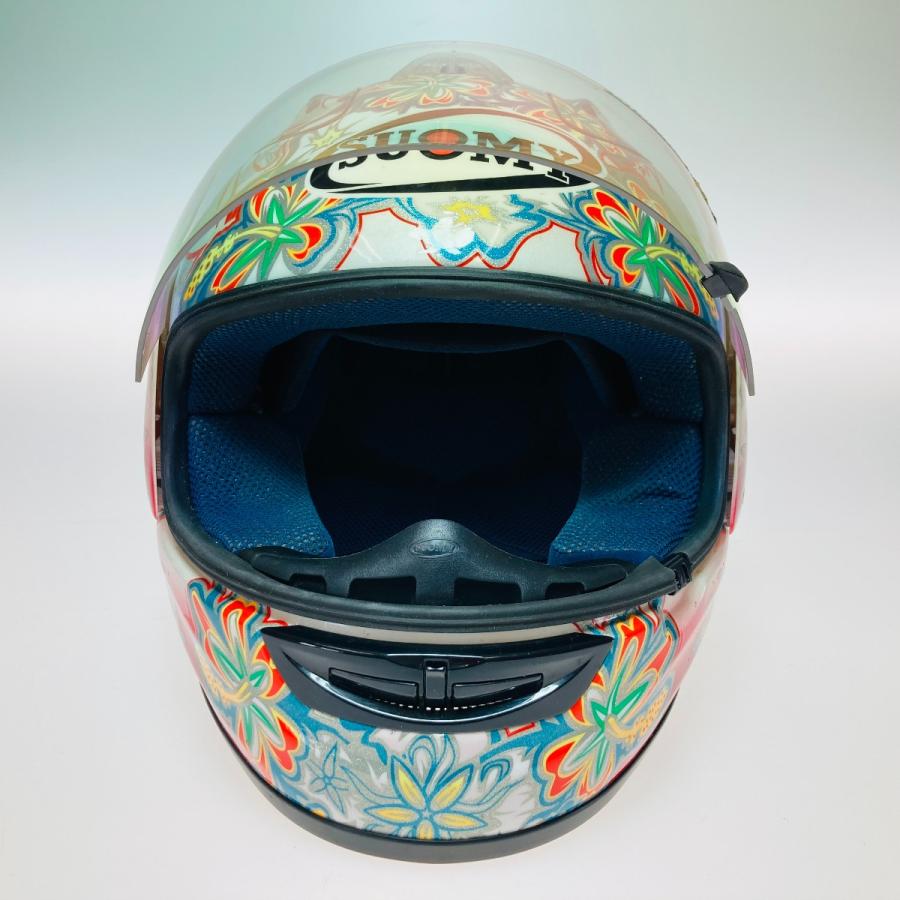 SUOMY スオーミー FLOWER フラワー フルフェイスヘルメット サイズL 使用感有 傷や汚れあり :1001103586599 ...