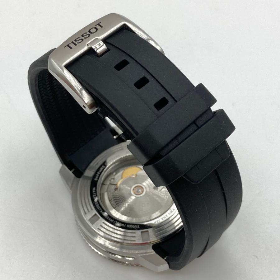 TISSOT ティソ SEASTAR シースター 1000 パワーマティック 80 メンズ 自動巻 腕時計 T120407A 箱付 やや傷や ...