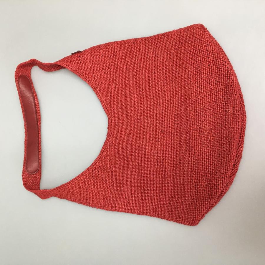 Somes Saddle ソメスサドル ヘレンカミンスキー ラフィアバッグ CARILLO トートバッグ レッド 傷や汚れあり : リサイクル ...