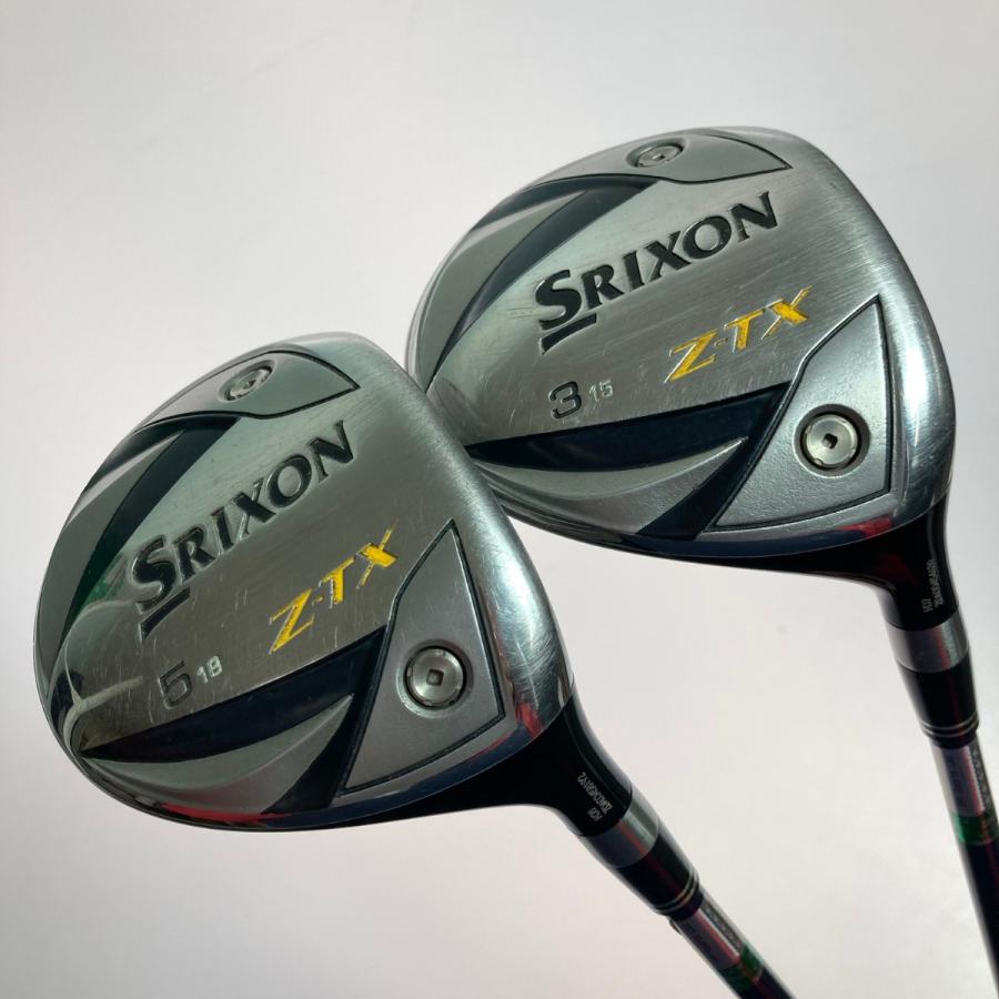 DUNLOP ダンロップ SRIXON スリクソン Z-TX 3FW 5FW フェアウェイウッド 2本セット Miyazaki 水 72S 傷 ...