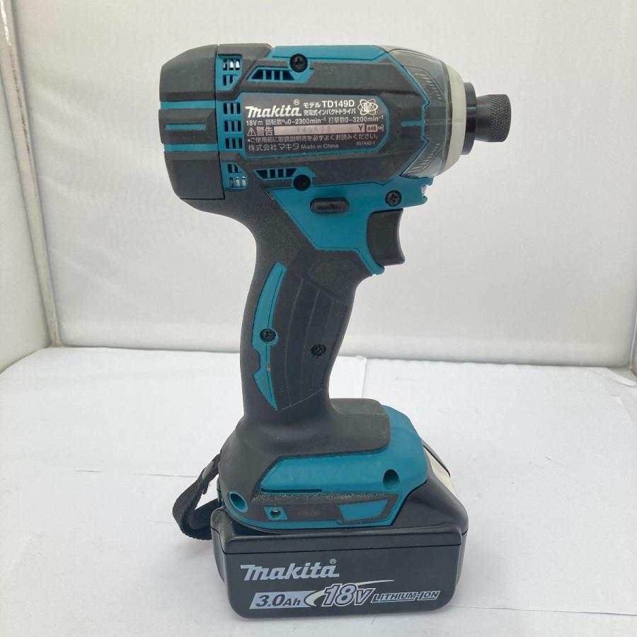 MAKITA マキタ 充電式インパクトドライバ 18V 3.0Ah TD149DRFX ブルー やや傷や汚れあり : リサイクルビッグバンヤフー店 - 通販 - Yahoo!ショッピング