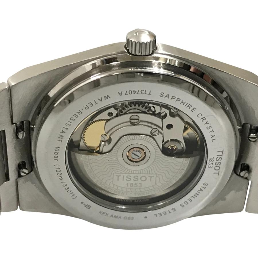 TISSOT ## ティソ 腕時計 PRX パワーマティック 80 自動巻き 文字盤ブルー T137407A 傷や汚れあり : リサイクル ...