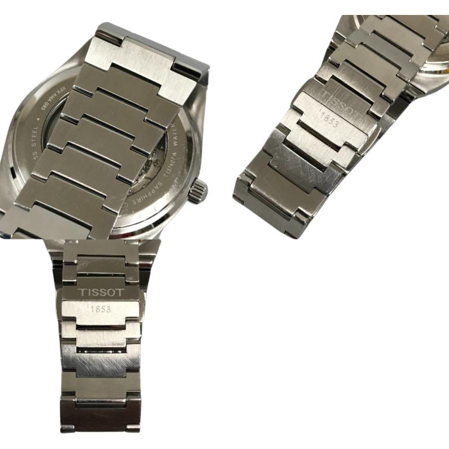 TISSOT ## ティソ 腕時計 PRX パワーマティック 80 自動巻き 文字盤ブルー T137407A 傷や汚れあり : リサイクル ...