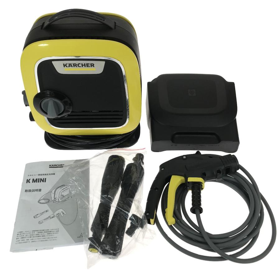 ## KARCHER ケルヒャー 高圧洗浄機 K MINI 1.600-050.0 イエロー コード式 やや傷や汚れあり ...