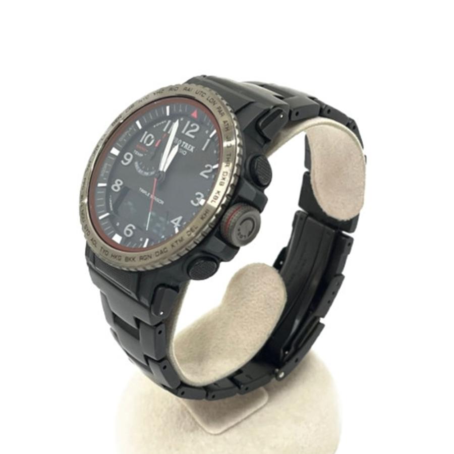 CASIO カシオ プロトレック クライマーライン 電波ソーラー ブラック ブレスレットタイプ PRW-50YT やや傷や汚れあり ...