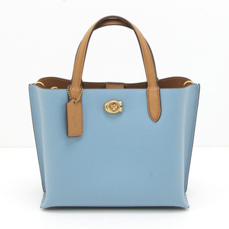 COACH（コーチ） 2wayハンドバッグ ストラップ付 C9092 スカイブルー 目立った傷や汚れなし : リサイクルビッグバンヤフー店 ...