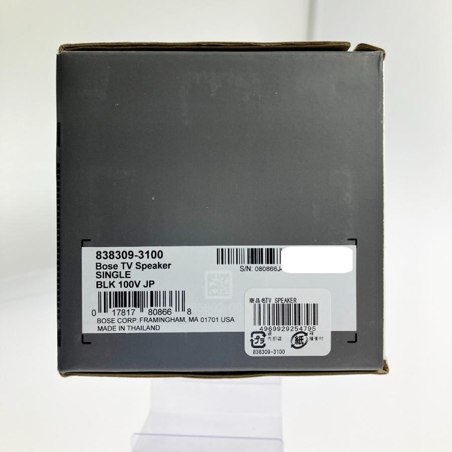 ▽▽ BOSE ボーズ スピーカー TV Speaker SINGLE JP BLK100V 未 ▽▽ BOSE ボーズ スピーカー TV Speaker SINGLE JP BLK100V 未