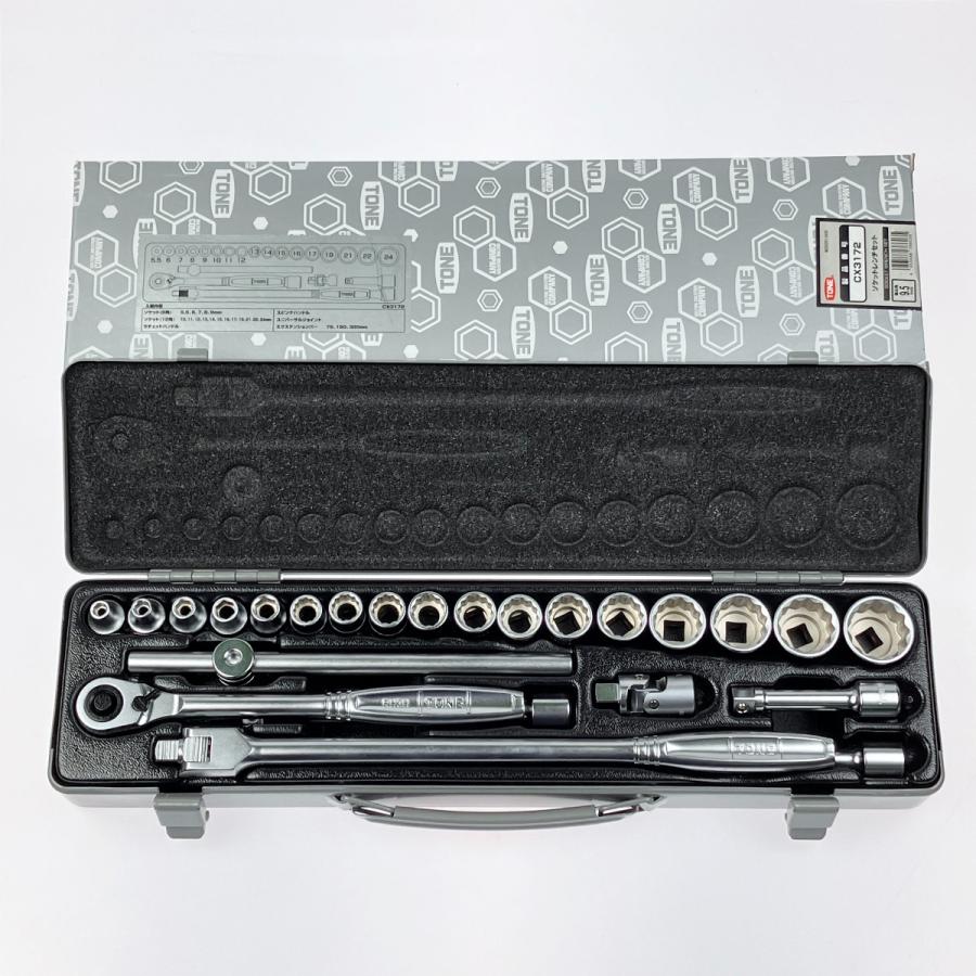 TONE トネ ソケットレンチセット 差込角9.5mm CX3172 開封未使用品 未使用に近い : リサイクルビッグバンヤフー店 - 通販 ...