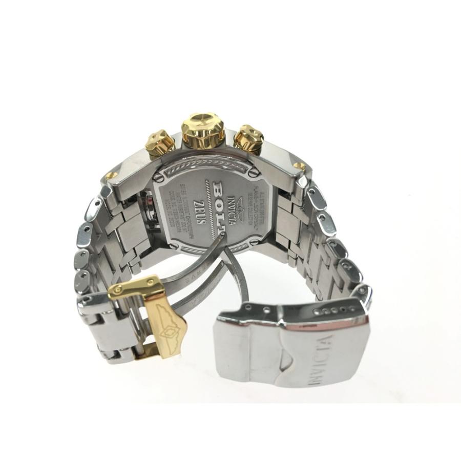 invicta メンズ腕時計 クオーツ ダブルフェイス BOLT ZEUS ボルトゼウス 25205 やや傷や汚れあり ...