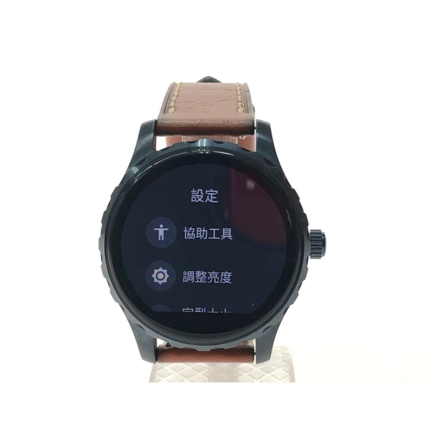 FOSSIL（フォッシル） メンズ腕時計 スマートウォッチ レザーベルト msip-crm-fsg-dw2a やや傷や汚れあり : リサイクル ...