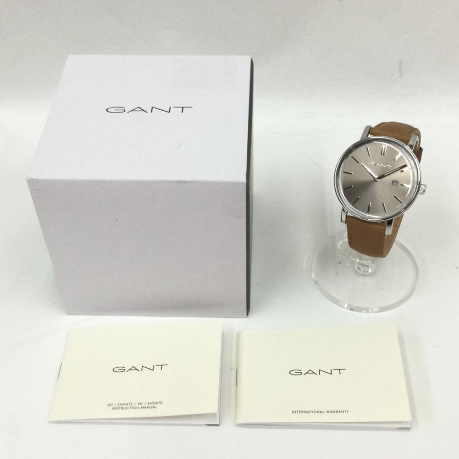 〇〇 GANT ガント 腕時計 メンズ ブラウン 目立った傷や汚れなし : 1016002567259 : リサイクルビッグバンヤフー店 - 通販 - Yahoo!ショッピング