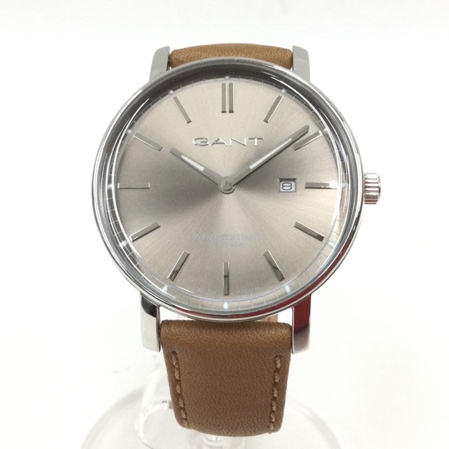 〇〇 GANT ガント 腕時計 メンズ ブラウン 目立った傷や汚れなし : 1016002567259 : リサイクルビッグバンヤフー店 - 通販 - Yahoo!ショッピング