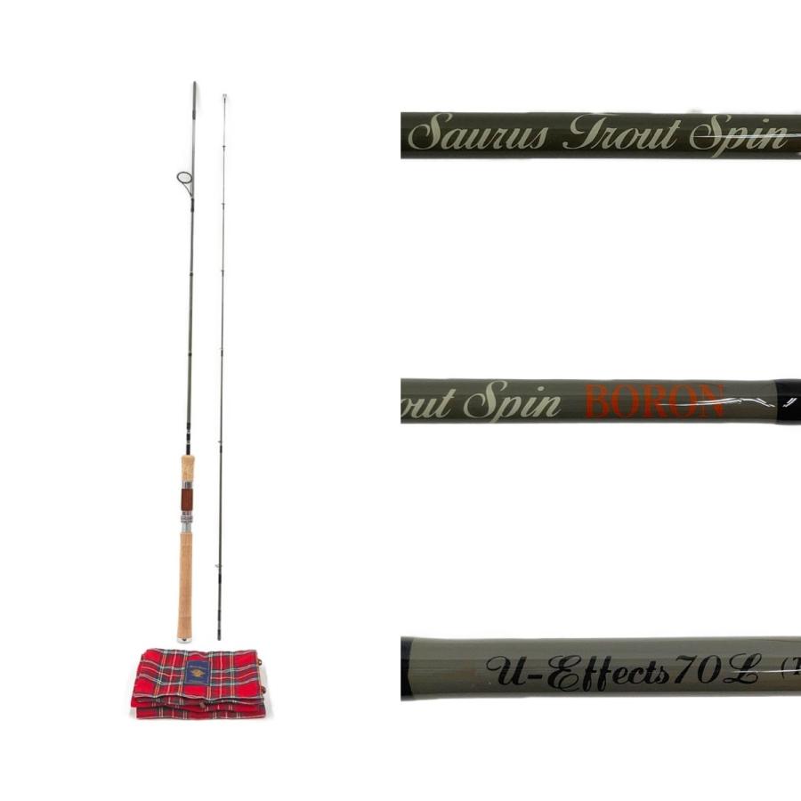 〇〇 SAURUS ザウルス トラウト スピン ロッド TS-BU70LS U-Effects 70L やや傷や汚れあり : リサイクルビッグバンヤフー店 - 通販 - Yahoo!ショッピング