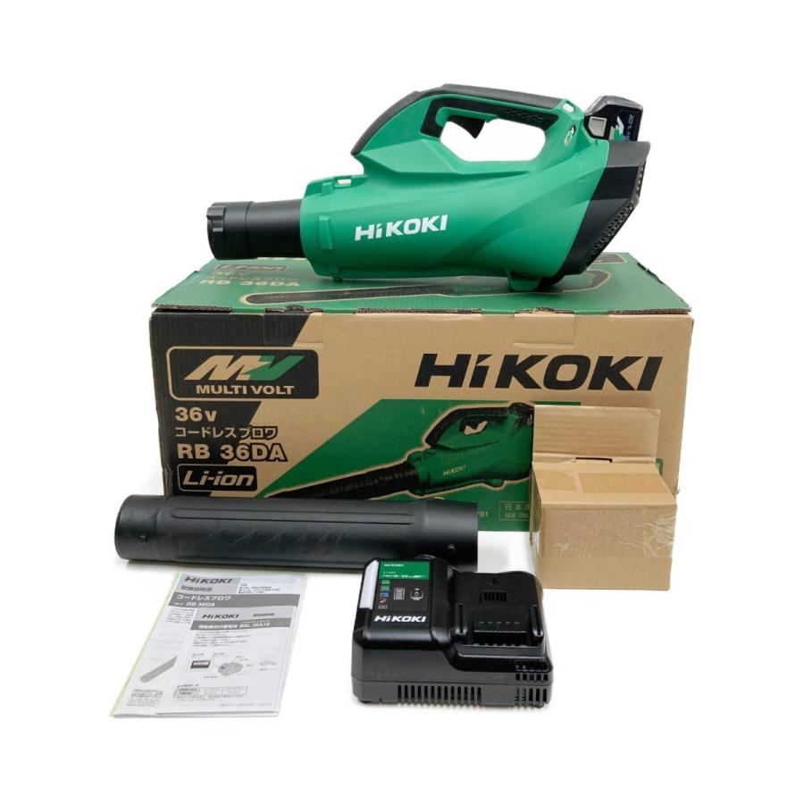 〇〇 HiKOKI ハイコーキ マルチボルト 36V コードレスブロワ RB36DA 2XP 未使用品 目立った傷や汚れなし : リサイクルビッグバンヤフー店 - 通販 - Yahoo!ショッピング