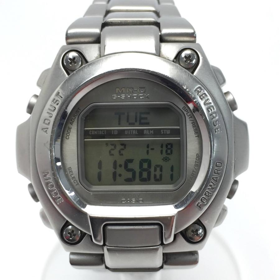 CASIO（カシオ） ☆☆ G-SHOCK MR-G フルメタル MRG-200T-7JF シルバー クォーツ メンズ 腕時計 傷や汚れあり ...