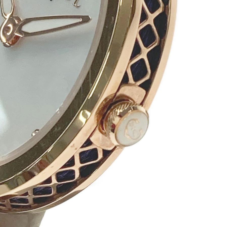 CHARRIOL シャリオール フォーエバー 12Pダイヤ FE32.102.005 シェル クォーツ レディース 腕時計 箱有 やや傷や汚れ ...