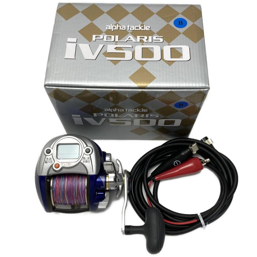 alpha tackle アルファタックル POLARIS iv500 電動リール 箱・コード付き 目立った傷や汚れなし : リサイクルビッグ ...