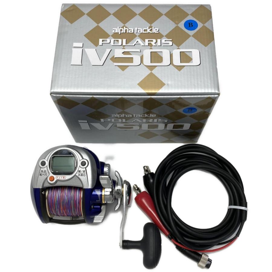 alpha tackle アルファタックル POLARIS iv500 電動リール 箱・コード付き 目立った傷や汚れなし : リサイクルビッグ ...