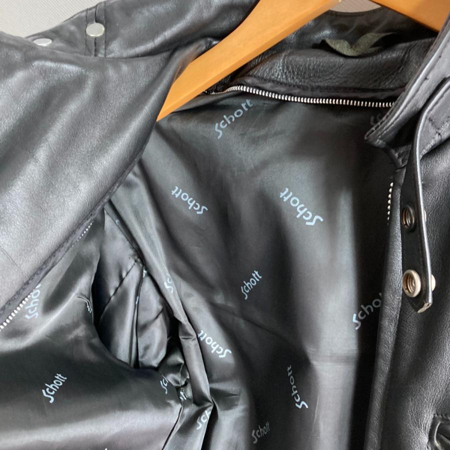 Schott N.Y.C（ショット） ☆☆ Schott ライダースジャケット サイズ 36 メンズ ブラック やや傷や汚れあり : リサイクルビッグバンヤフー店 - 通販 - Yahoo ...