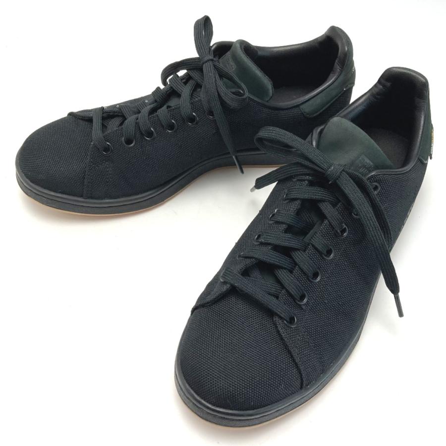 adidas ☆☆ アディダス スタンスミス STAN SMITH スニーカー GZ2592 ブラック 26.0cm メンズ やや傷や汚れあり ...