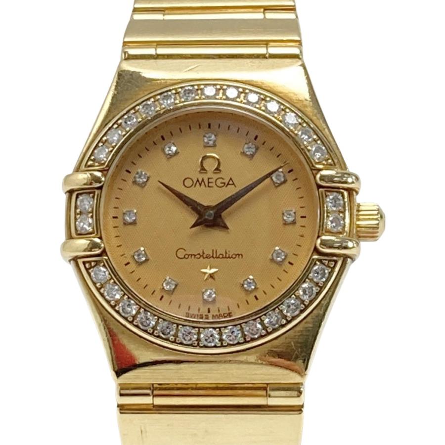 OMEGA ☆☆ オメガ コンステレーション K18 ダイヤベゼル ゴールド クォーツ レディース 腕時計 傷や汚れあり : リサイクルビッグバンヤフー店 - 通販 - Yahoo!ショッピング