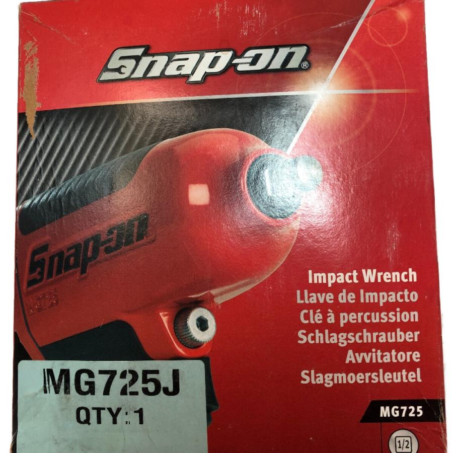 Snap-on スナップオン エアインパクトレンチ 取説付 MG725 やや傷や汚れあり : リサイクルビッグバンヤフー店 - 通販 ...