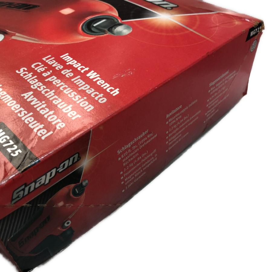 Snap-on スナップオン エアインパクトレンチ 取説付 MG725 やや傷や汚れあり : リサイクルビッグバンヤフー店 - 通販 ...