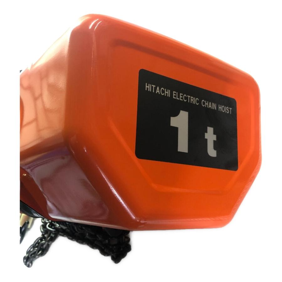 HITACHI 日立 電動ホイスト チェーンホイスト 取説付 2016年製 1FH オレンジ 目立った傷や汚れなし ...