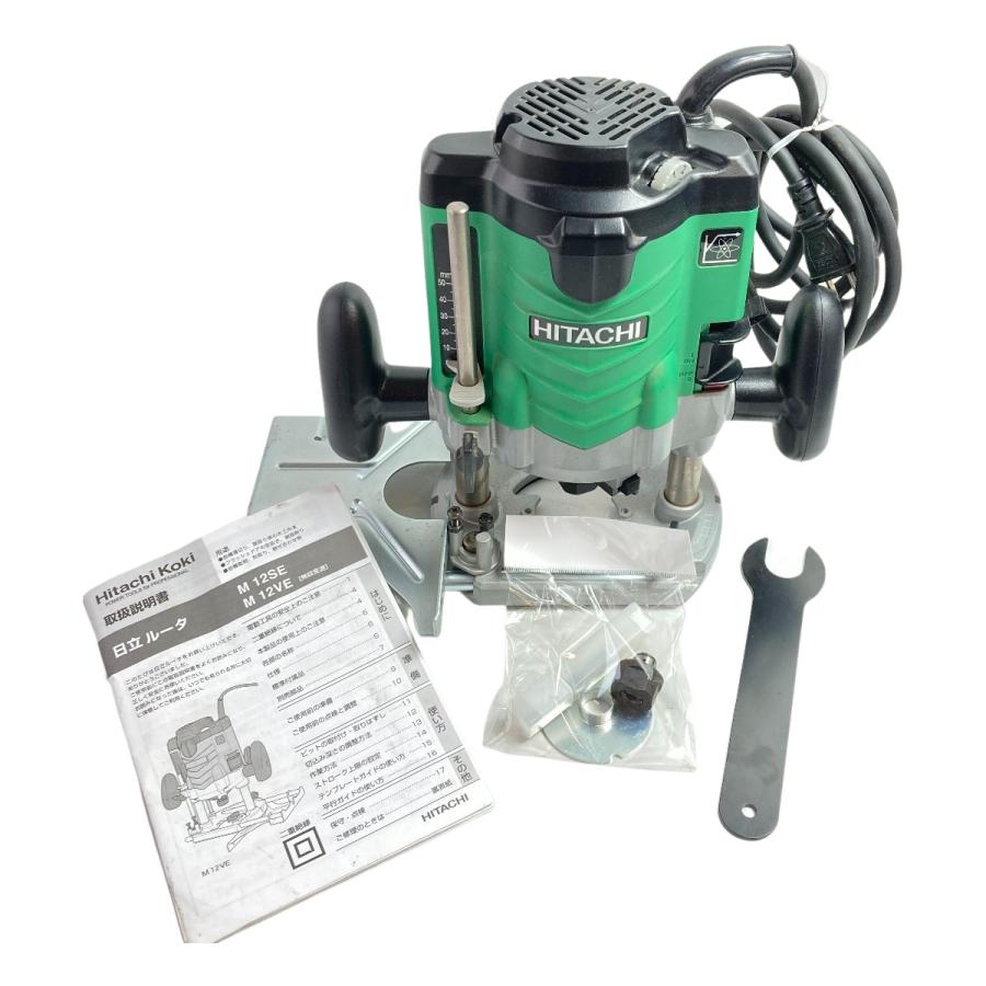 HITACHI 日立 12mm ルータ 本体のみ M12VE グリーン 目立った傷や汚れなし : 1021000116606 : リサイクル ...