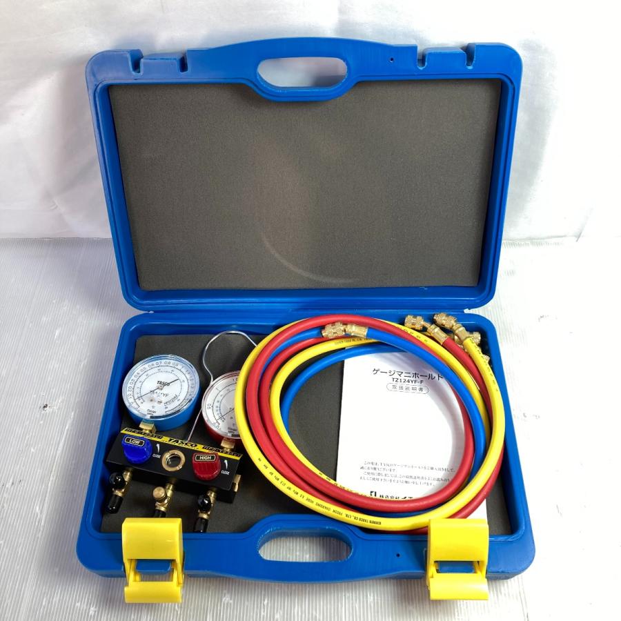 イチネン TASCO R134a/R1234yf用 ゲージマニホールド（カーエアコン用） TZ124YF-F ブルー 目立った傷や汚れなし : リサイクルビッグバンヤフー店 - 通販 ...