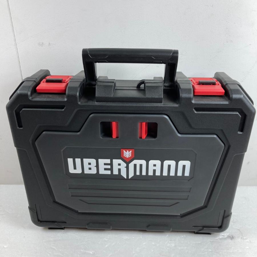 UBERMANN 18V 充電式インパクトドライバー (バッテリ2個・充電器・ケース付） UB18VIDII50BPCG ブラック 未使用に ...