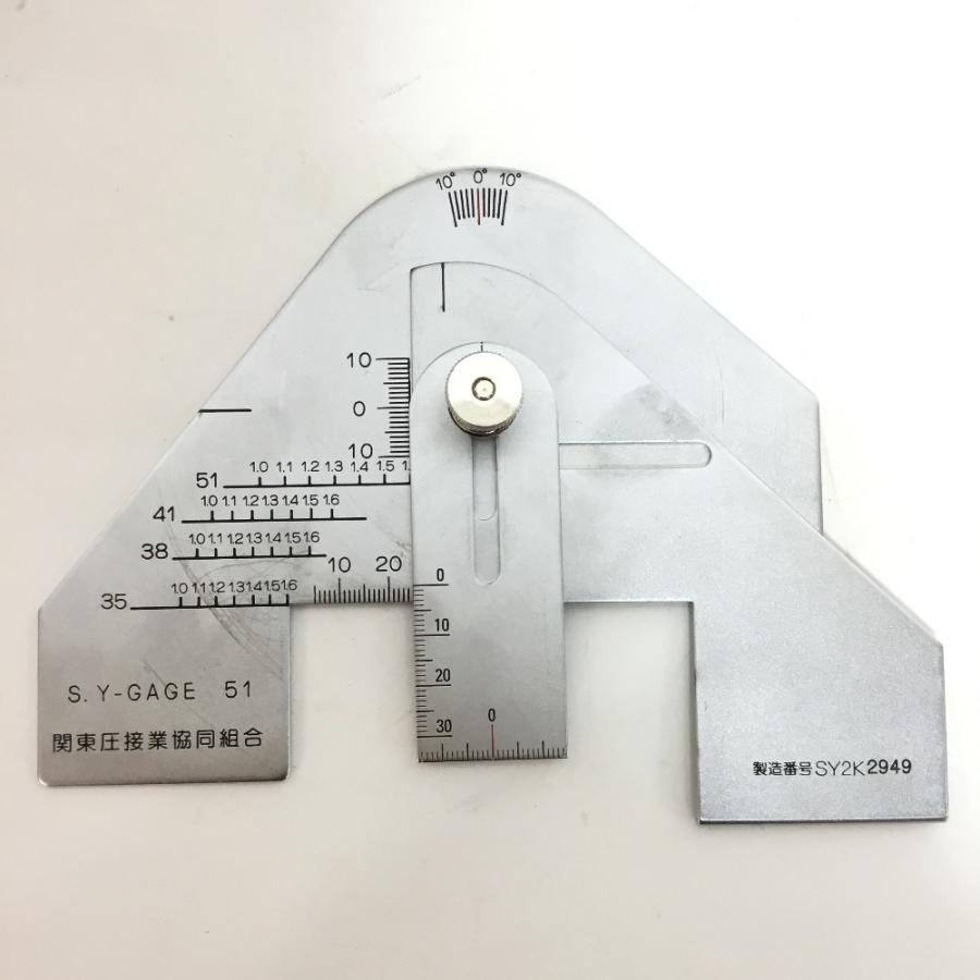 ΘΘ 関東圧接業協同組合 鉄筋ガス圧接部測定用SYゲージ ST-GAGE51 傷や汚れあり : リサイクルビッグバンヤフー店 - 通販 ...