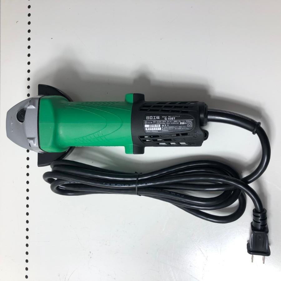 ?? HITACHI 日立 100mm細径二重絶縁 日立電気ディスクグラインダ G10ST グリーン 未使用に近い : リサイクルビッグバン ...